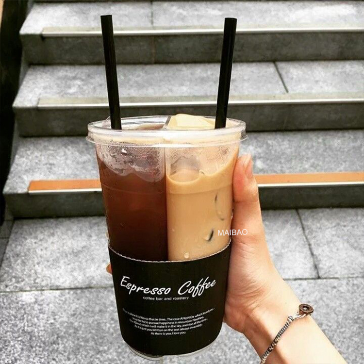 Custom Split Cup | Dual-Compartment Drink Cup for Two Beverages