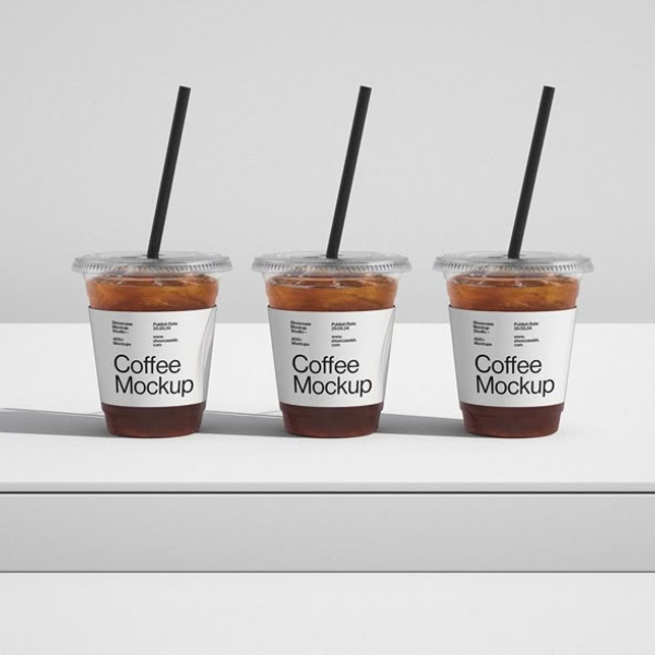 Iced Latte Takeaway Cups for Refreshing On-the-Go Beverage Packaging