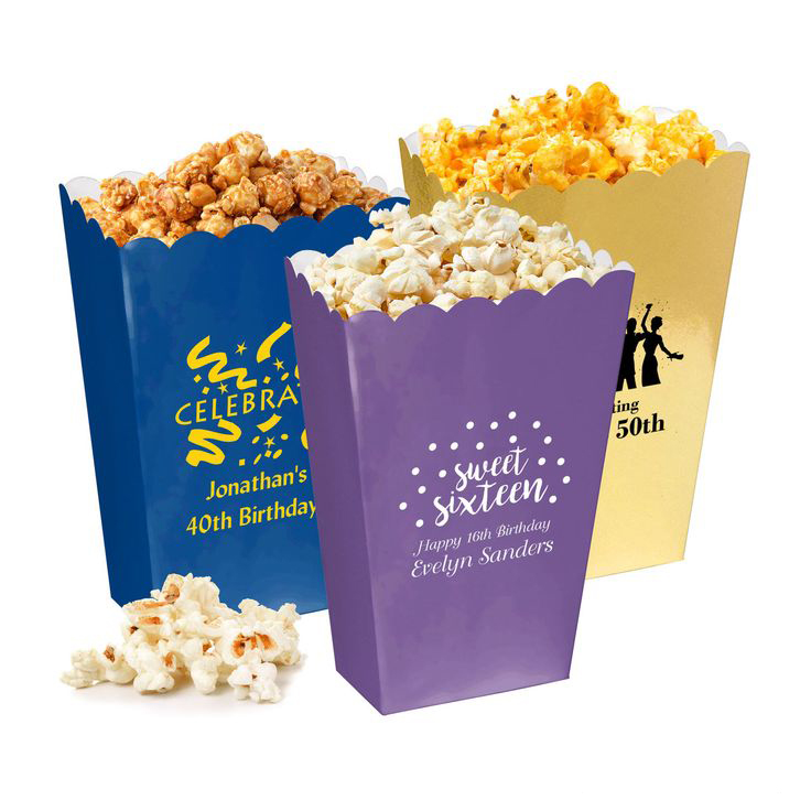 Large Popcorn Boxes Jumbo Size Mega Brand Impact