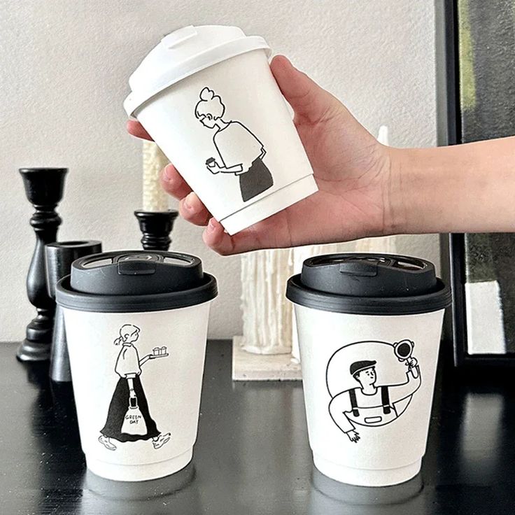 Cold Drink Paper Cups for Refreshing Portable Beverage Packaging
