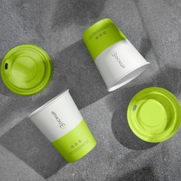 Eco Takeaway Cups for Green On-the-Go Beverage Packaging
