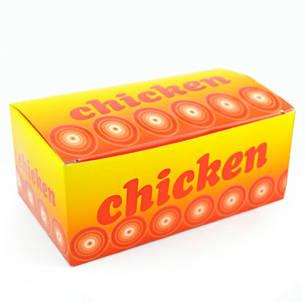 Custom Print Logo Fast Food Takeaway Fried Chicken Paper Food Box