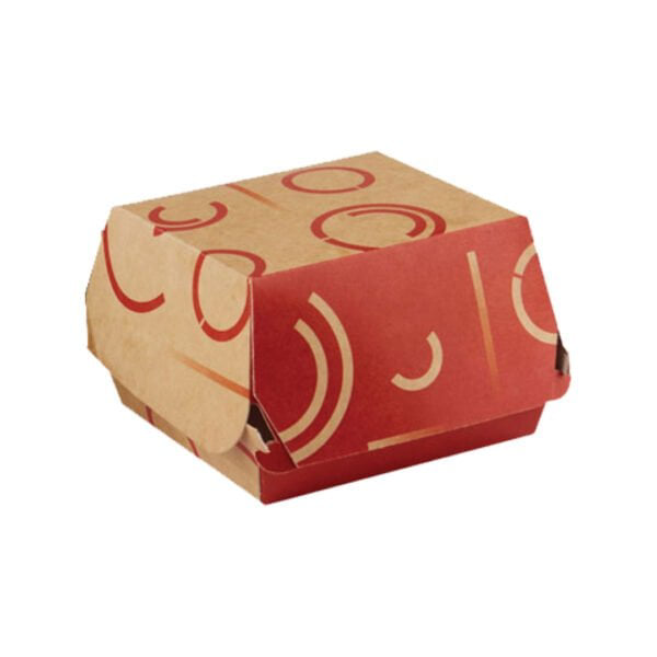Customized Disposable Food Packaging Hamburger Box Paper Burger Box ...