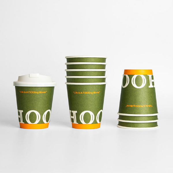 Custom Design Accept Double Wall 8oz, 10oz, 12oz, 18oz Hot Beverage Eco ...