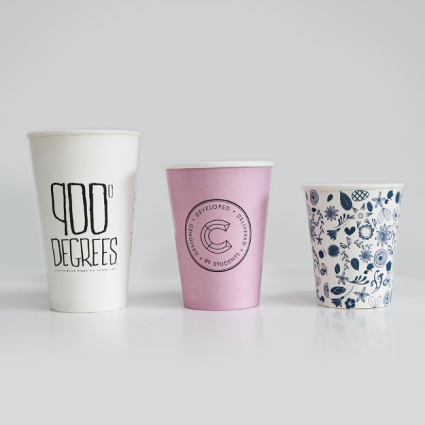 Customized Disposable Beverage Biodegradable Single Wall Paper Coffee Cups with lid