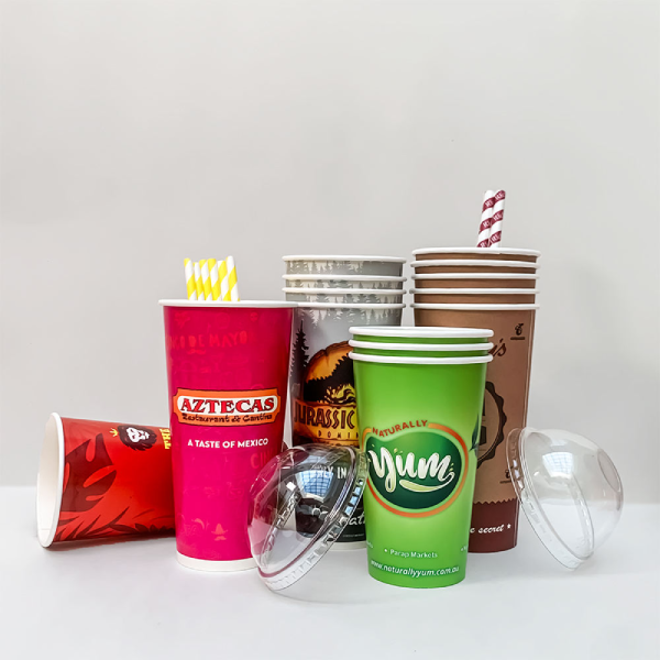 Custom Logo Printed Paper Coffee Cup Custom 12oz 16oz 22oz Single Wall ...