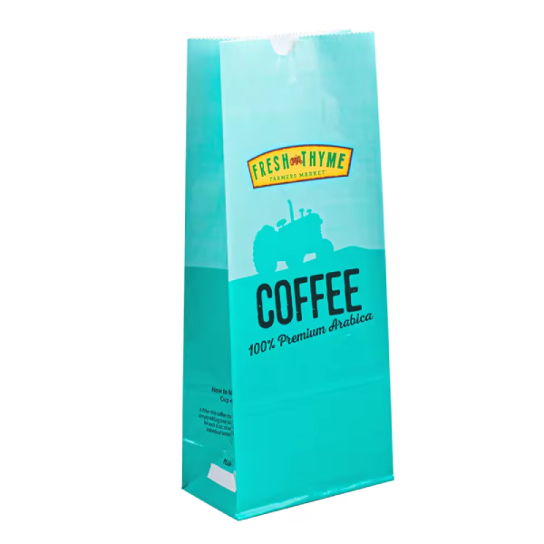 Custom Paper Bag with Logo and Full-Color Design for Retail Packaging