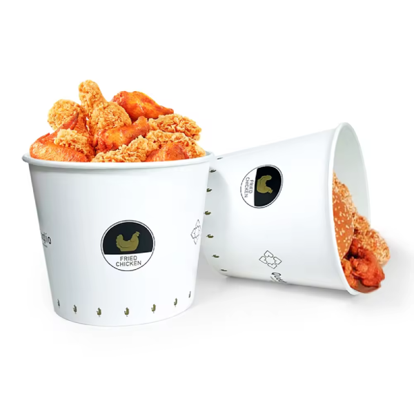 Food-Grade Paper Buckets for Popcorn, Chicken, and Snacks